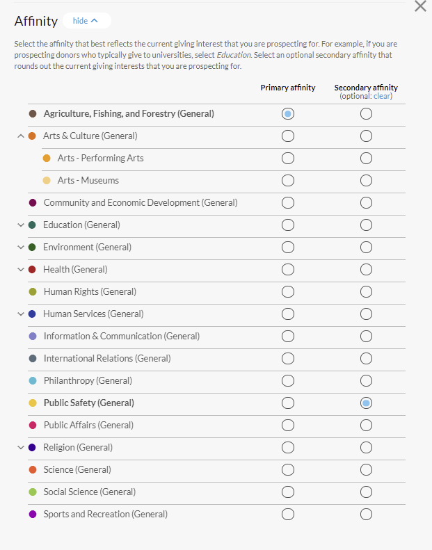 iWave Affinity Guide